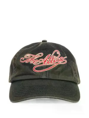 Attico Logo-embroidered Baseball Cap - Black