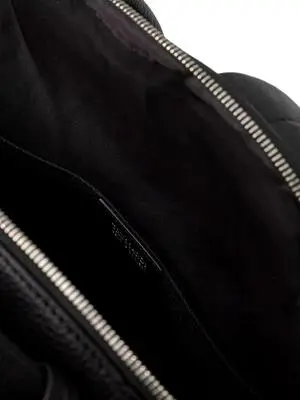 TRUSSARDI Logo-print Pebbled Leather Backpack