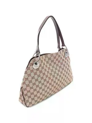 Gucci Gg Canvas Shoulder Bag - Neutrals