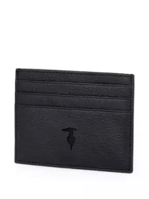 TRUSSARDI Logo-print Card Holder - Black