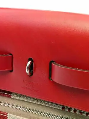 Hermès Herbag Zip Pm Handbag - Red