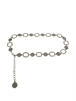 MADISON Chain-link Belt - Silver