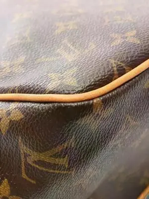 LOUIS VUITTON Monogram Canvas Vertical Batignolles Tote Bag - Brown
