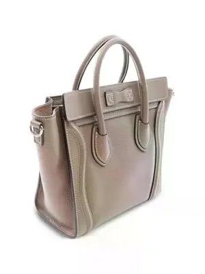 Celine Nano Luggage Two-way Handbag - Grey