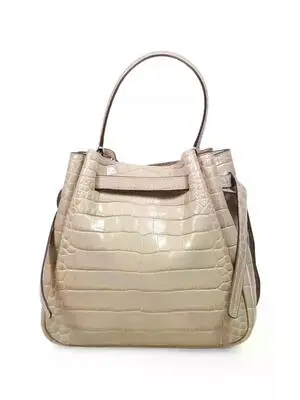 Tory Burch Romy Crocodile-effect Tote Bag