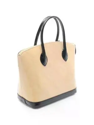 LOUIS VUITTON 2015 Pm Lockit Monogram Vernis Tote Bag