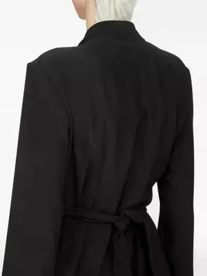 Rick Owens Draped Wrap-style Maxi Dress - Black