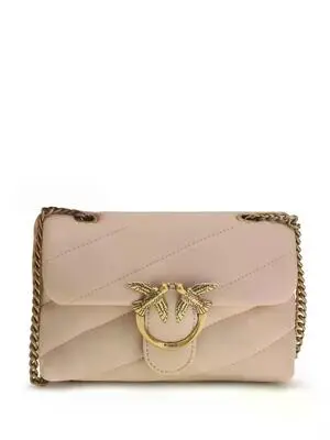 Pinko Mini Love Bag Quilted Leather Cross Body Bag