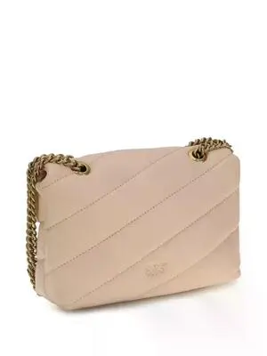 Pinko Mini Love Bag Quilted Leather Cross Body Bag