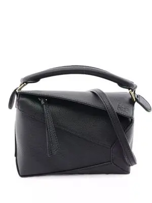 Loewe Mini Puzzle Edge Handbag - Black