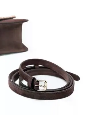 Valentino Garavani Small Rockstud Suede Shoulder Bag