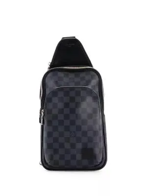 LOUIS VUITTON Avenue Sling Bag Nm Damier Graphite Crossbody Bag - Black
