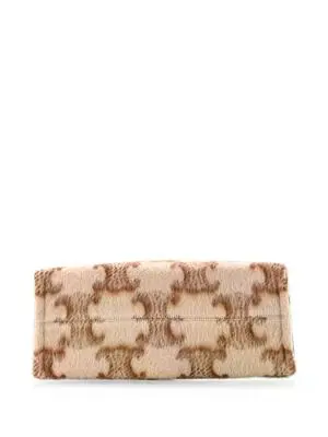 Celine Cabas Thais Triomphe Wool Large Tote Bag
