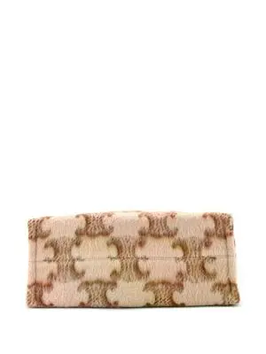 Celine Cabas Thais Triomphe Wool Large Tote Bag