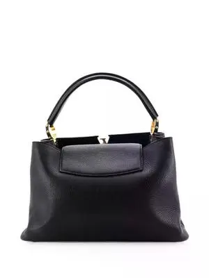 LOUIS VUITTON Capucines Bag Leather Mm Satchel