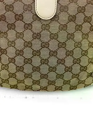 Gucci Horsebit Gg Canvas Shoulder Bag