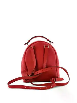 LOUIS VUITTON Louis Vuitton Sorbonne Monogram Empreinte Leather Backpack Red