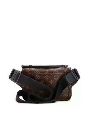 LOUIS VUITTON Monogram Canvas Lock Sling Bag - Black