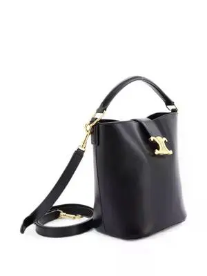 Celine Louise Bag Leather Small Bucket Bag