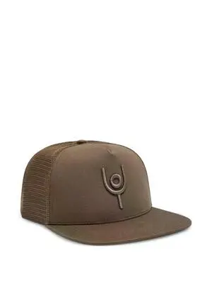 NOW YOU LIVE Trucker Cap With Embroidered Logo - Brown