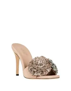 SERENA UZIYEL Sandals Blush Size Leather