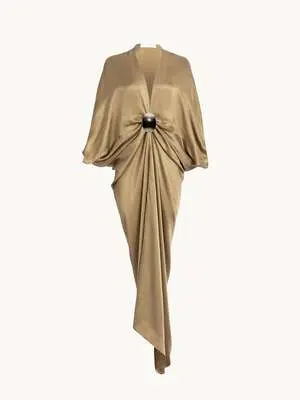 Silvia Tcherassi Fiore Tunic Dress - Sand