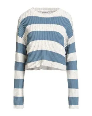 Brunello Cucinelli Sweater Slate Size Cotton, Polyester - Blue