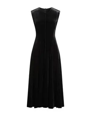 Norma Kamali Midi Dress Size Polyester, Elastane - Black
