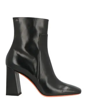 Santoni Ankle Boots Size Leather - Black