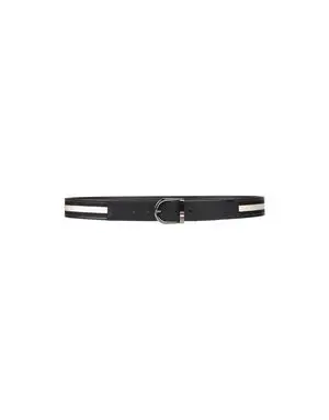 Bally Belt Size Soft Leather, Textile Fibers