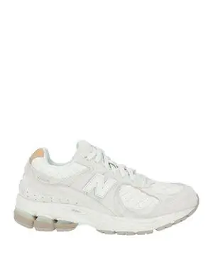 NEW BALANCE Sneakers Cream Size Leather - White