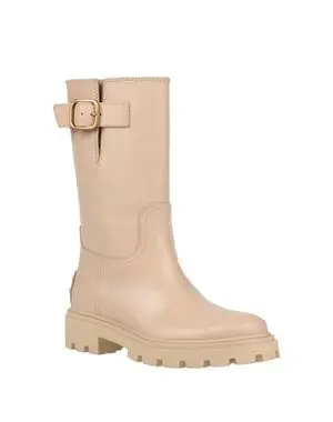 TOD'S Ankle Boots Military Size Leather - Beige