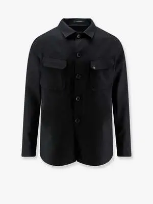 Tagliatore Calvin Virgin Wool Shirt/jacket - Black