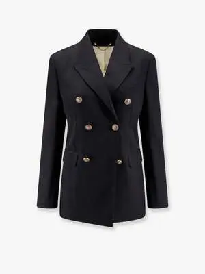 GOLDEN GOOSE Diva Light Dry Wool Blazer - Black