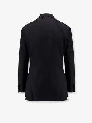 GOLDEN GOOSE Diva Light Dry Wool Blazer - Black