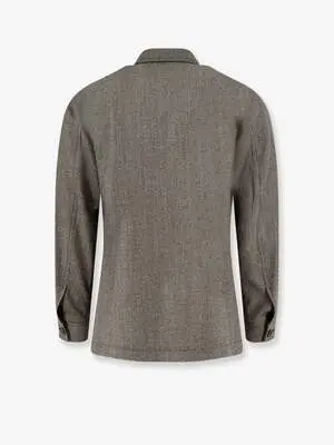 Tagliatore Calvin Pieddepoule Virgin Wool Shirt/jacket