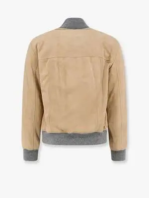 Brunello Cucinelli Padded Suede Jacket