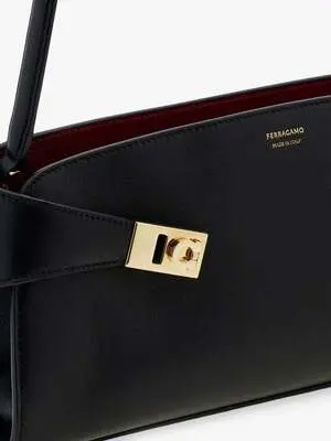 FERRAGAMO Hug Eastwest Leather Shoulder Bag