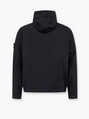Stone Island Hooded Organic Cotton Jacket