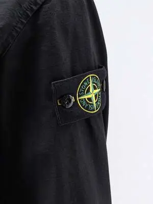 Stone Island Hooded Organic Cotton Jacket