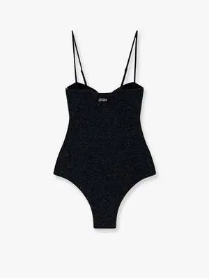 MC2 SAINT BARTH Medea Onepiece Lurex Fabric Swimsuit