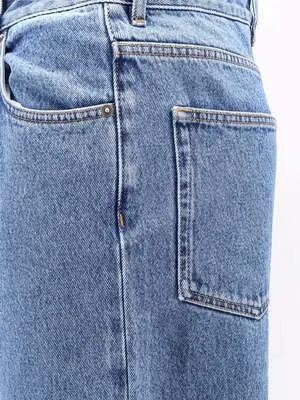 Loewe Anagram Baggy Jeans With Embroidery