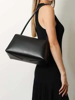 Alaïa Bouledogue Leather Shoulder Bag - Black
