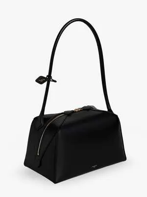 Alaïa Bouledogue Leather Shoulder Bag - Black