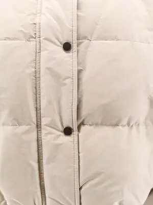 Brunello Cucinelli Down Jacket With Shearling Collar