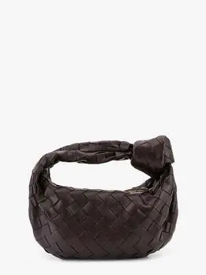 Bottega Veneta Mini Jodie Leather Handbag - Brown