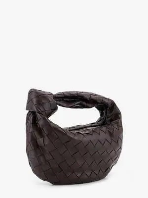 Bottega Veneta Mini Jodie Leather Handbag - Brown
