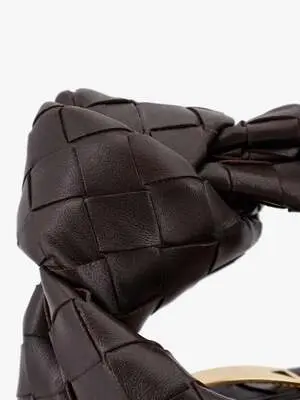 Bottega Veneta Mini Jodie Leather Handbag - Brown