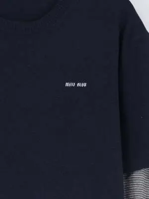 Miu Miu Blend Of Virgin Wool, Cashmere And Silk Sweater