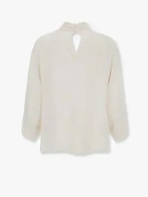 Elisabetta Franchi Viscose Shirt With Contrasting Detail